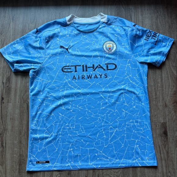 Puma | Shirts | Puma Manchester City Home Jersey Xl Mosaic Pattern ...